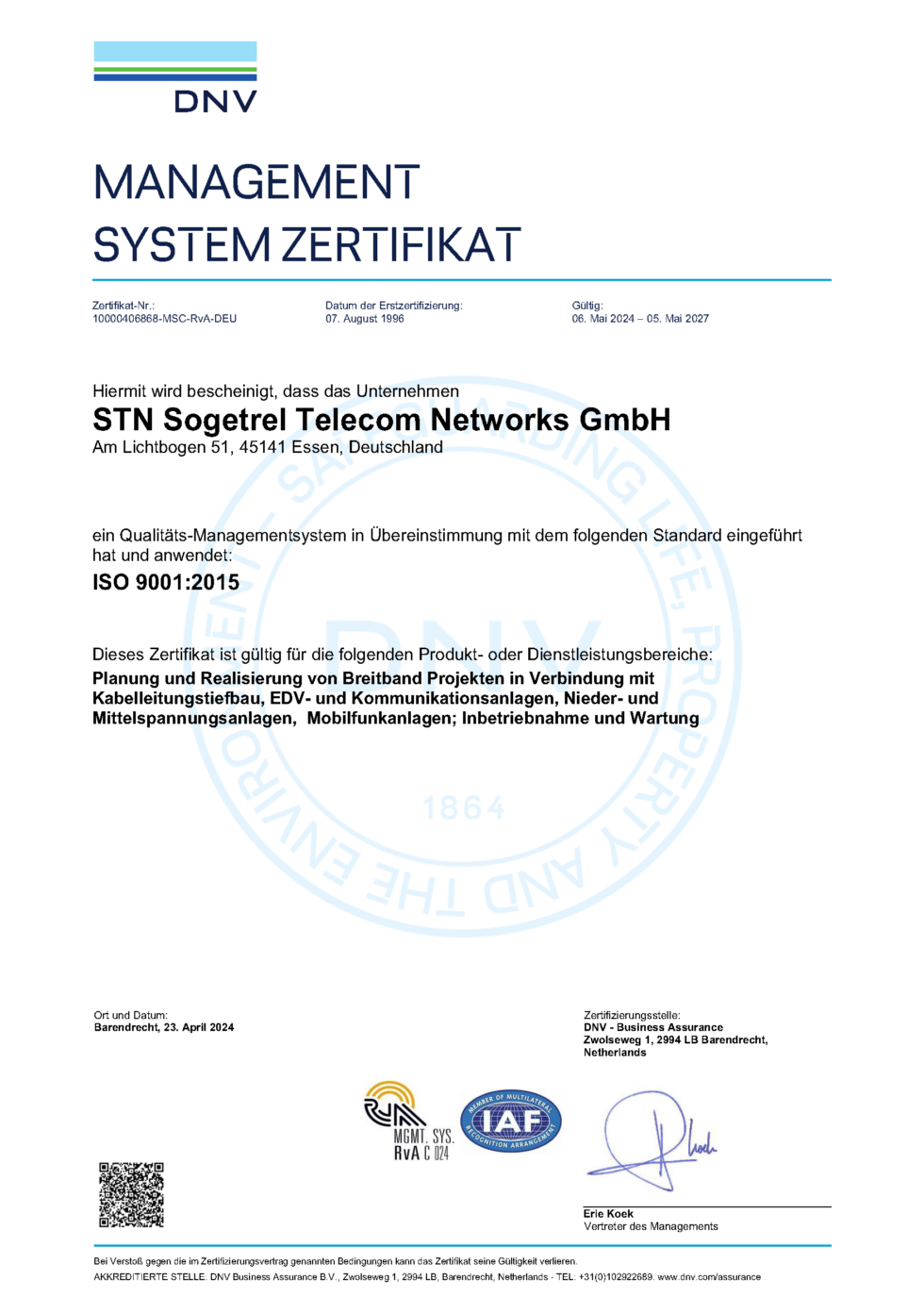 STN Sogetrel – Ihr Partner für Telekommunikationsinfrastrukturen